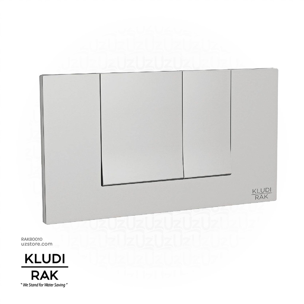 KLUDI RAK Dual Flush Control Plate Bright Chrome RAK80010 | UZ Store