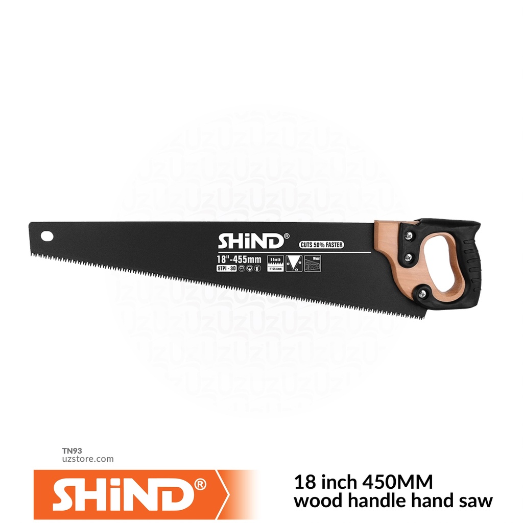 Shind - 18 inch 450MM wood handle hand saw 94639 | UZ Store