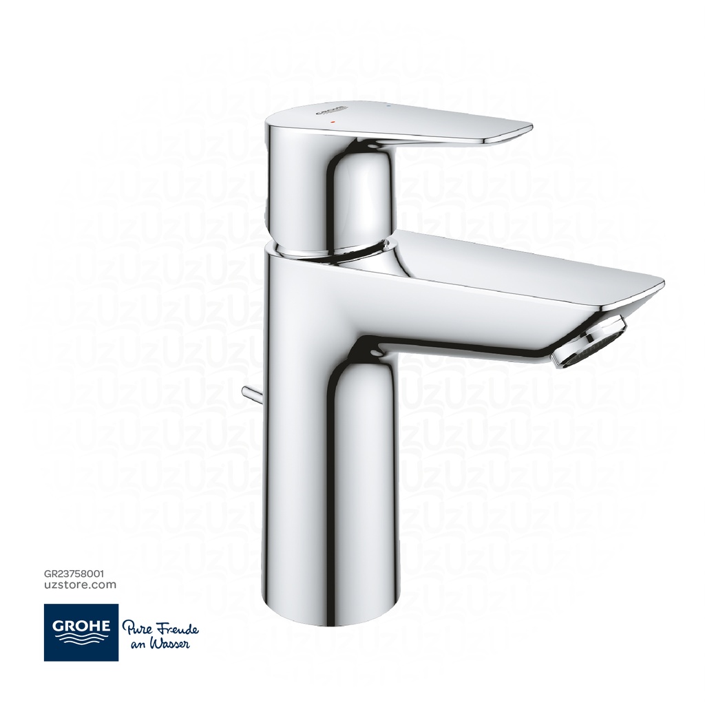 GROHE BauEdge Single-lever basin mixer 1/2" M-Size , 23758001 , chrome ...