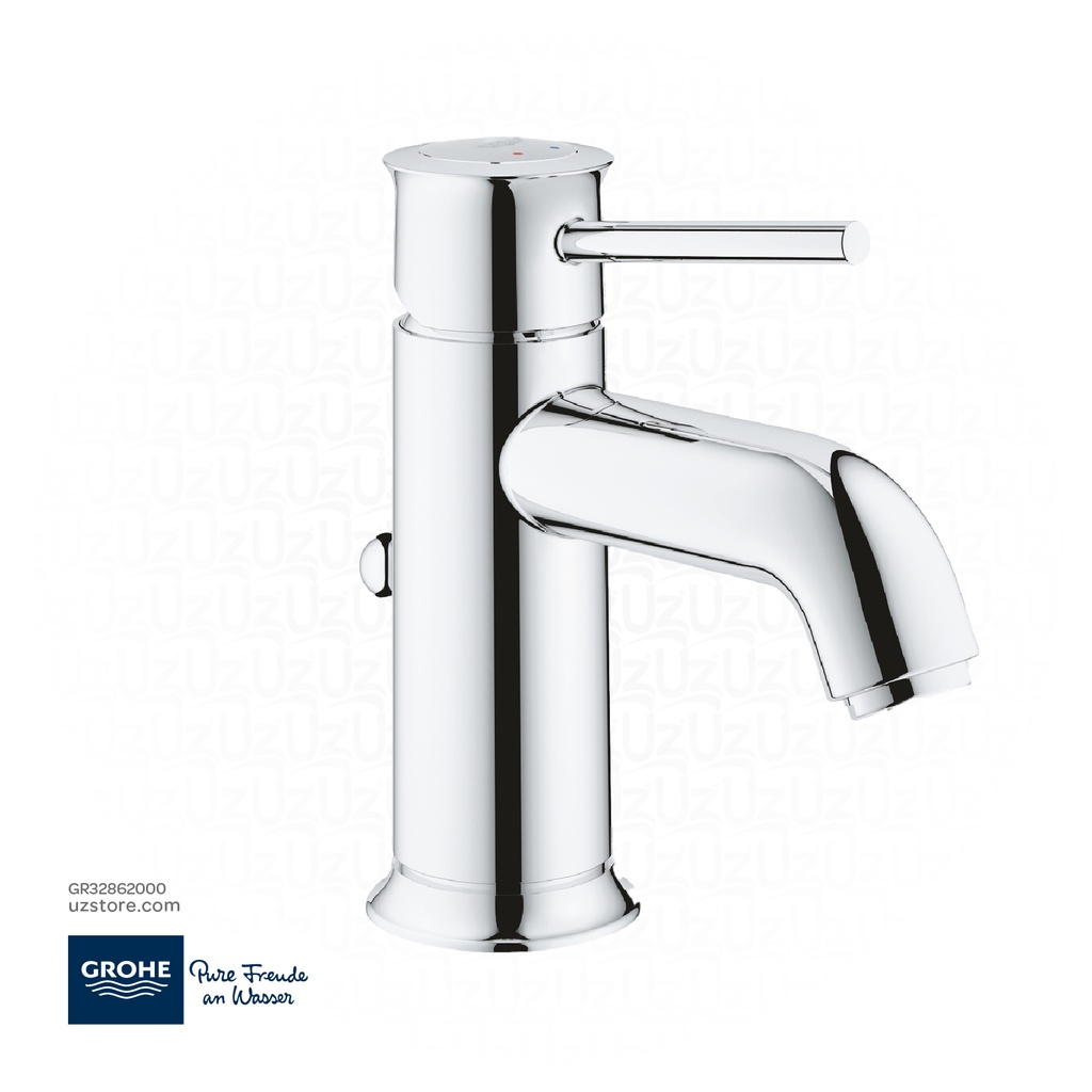 GROHE BauClassic Single-lever basin mixer 1/2" , 32862000 , chrome | UZ ...