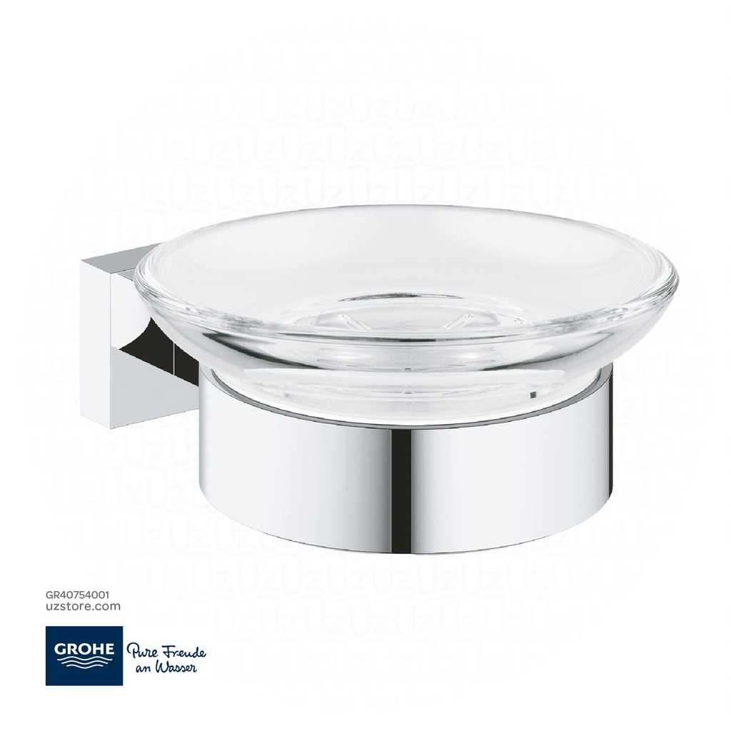 GROHE Essentials Cube Soap Dish w.holder 40754001 | UZ Store