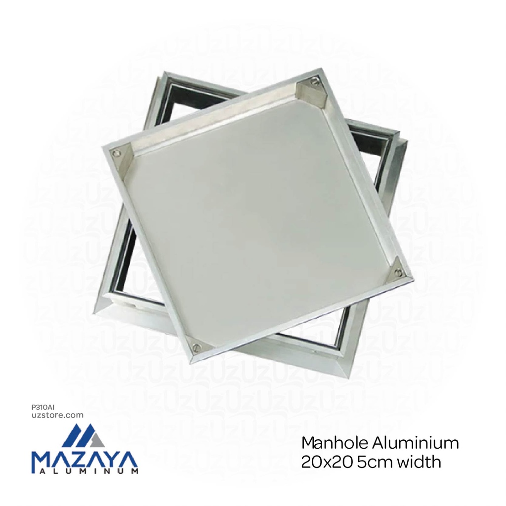 Mazaya Manhole Aluminium 20x20 3cm width | UZ Store